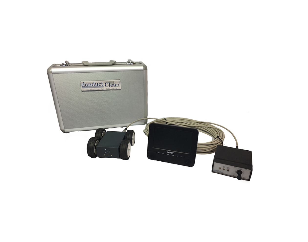 Danduct Clean Remote controlled Micro inspector Robot